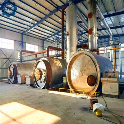 Cina High Oil Yield Waste Tire Plastic Rubber Pyrolysis Oil To Diesel Fuel Plant in vendita