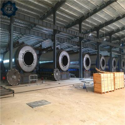 Cina 15ton Used Truck Tyre Pyrolysis Machine Scrap Rubber Recycling To Oil Equipment in vendita