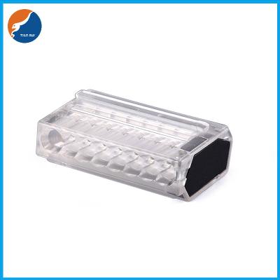 P01 Series Push To Install 8 Poles Screw Less Push Power Wire Connectors