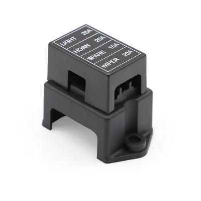 China ATO ATC Bloqueador de fusibles 4 vías Circuito automotriz cuchilla 12V en venta