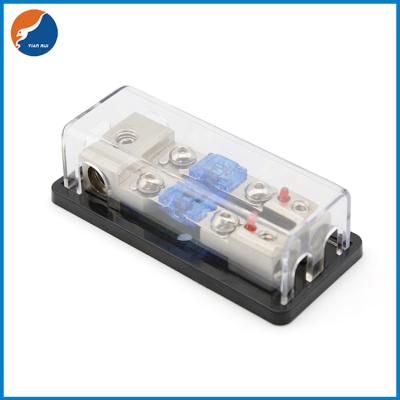 China 2 Way Car Fuses Box Holder 8GA AFS Mini ANL Bloque de fusibles para 60A con indicador LED en venta