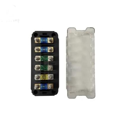 China Inodoro 6 de camino 6P 6 posición de automóvil Automóvil Auto Cerrojo hacia abajo Cerrojo en tornillo Tipo MIDI ANS Fuse Box Block Holder en venta