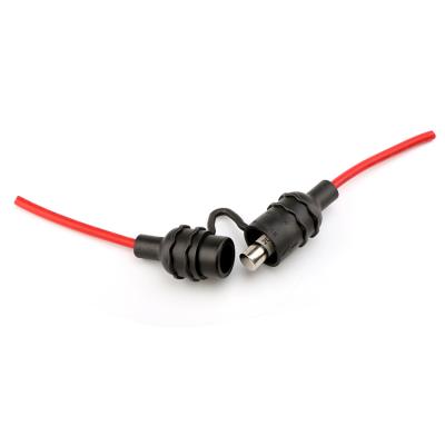 China IP67 Inline Mount Fuse Holder Waterdicht Inline Fuse Block UL 94V-0 Rubber voor 10x38 Tube Te koop