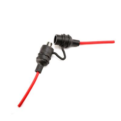 China IP67 Inline Mount Fuse Holder Waterdicht Inline Fuse Block UL 94V-0 Rubber voor 10x38 Tube Te koop