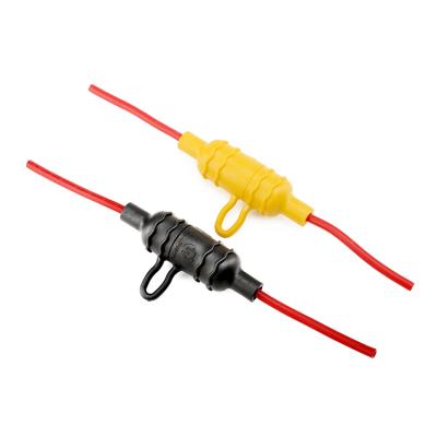China IP67 Inline Mount Fuse Holder Waterdicht Inline Fuse Block UL 94V-0 Rubber voor 10x38 Tube Te koop