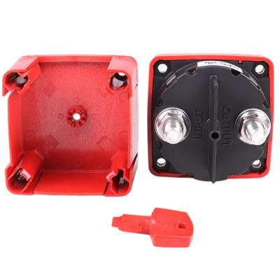 China Circuito único M Serie 6005 Mini En OFF Master Cut Interruptor de batería rojo con llave en venta