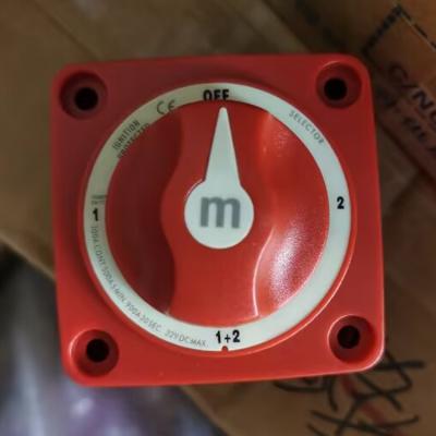 China 6007 Mini Selector Rojo Conmutador aislador de batería con mando extraíble en venta
