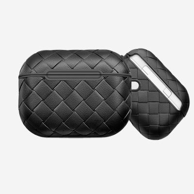 Cina Wholesale Luxury Protective Funda PU Leather Case For Airpods Pro Case in vendita