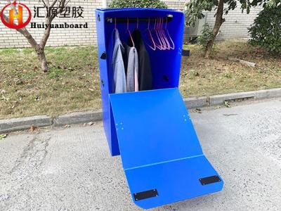 Cina 1200gsm ha ondulato la scatola di plastica del guardaroba in vendita