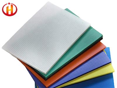 Chine Pp non toxiques blancs ont ridé les feuilles en plastique anticorrosion à vendre