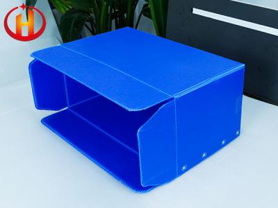 Cina Il blu riciclabile ha ondulato le scatole di spedizione di plastica 400GSM - 1200GSM in vendita