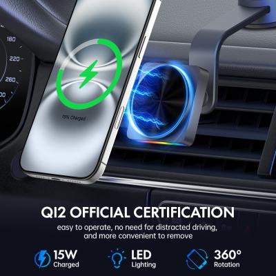 Cina Supporto magnetico per auto con luce ambientale RGB e rilevamento del suono in vendita