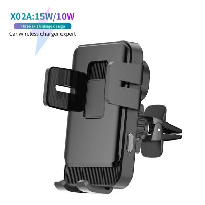 China Semi-Automatic Car Phone Holder with ABS+PC Material and 1 Year Warranty for BMW Fitment for sale