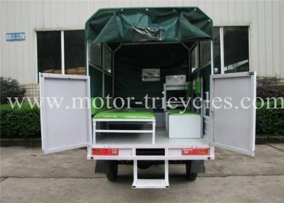 Cina Freno a tamburo elettrico di scossa della scatola del carico dell'ambulanza chiusa medica del triciclo in vendita