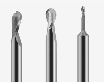 China 2 Flute Ball Nose Cnc Ball Nose Insert Cutter Wear Resistant TiAlN Coating for sale