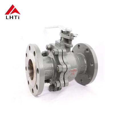 China ANSI Class 150 Gr5 Titanium Ball Valve with Full Port and Bi-directional Flow for High Temperature Applications for sale