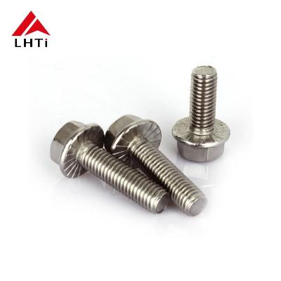 China Gr1 Titanium Hex Bolts Nuts 5mm-500mm with 2 Nuts 2 Lock Nuts for sale