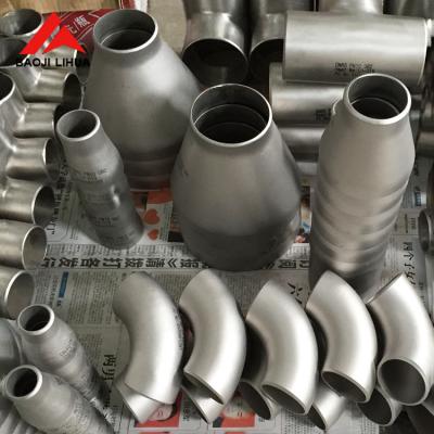 Κίνα Κάμπτοντας σωλήνας τιτανίου ASTM B363 GR2, παστωμένη επιφάνεια τοποθετήσεων σωληνώσεων μειωτών γραμμάτων Τ προς πώληση