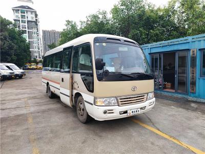 중국 토요타 디젤 중고용 럭셔리 버스 23석 코스터 시리즈 판매용
