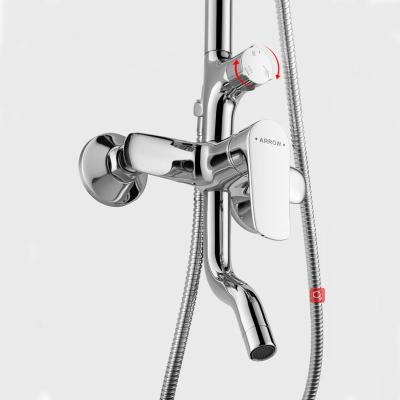 Chine Douche en laiton de main de salle de bains réglée avec la fonction de la barre coulissante 3 à vendre