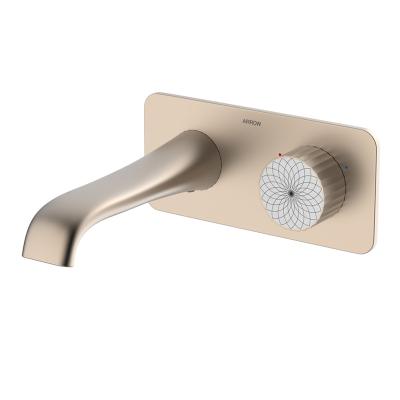 Chine Cartouche en céramique de Hung Basin Mixer Faucet 23mm de mur d'or à vendre