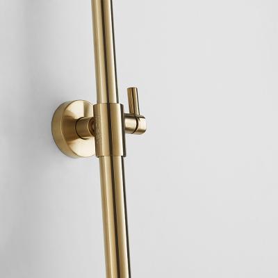 Chine Ensemble de mélangeur de douche de main d'AMG13SH851LJ, doubles systèmes principaux en laiton de douche à vendre