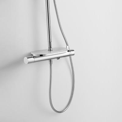 Chine Le mélangeur thermostatique de douche de Bath de la FLÈCHE AMG14SH851 a placé le laiton de Chrome à vendre