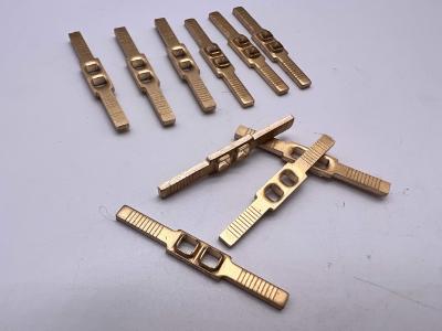 中国 カスタム製のブラススタンプ付きコンタクトターミナル スイッチ,リレー,PCBモジュールのための高伝導性の電気接続タブ 販売のため