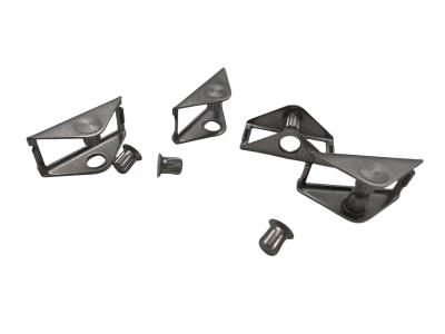 China Präzisionsgestanzte dreieckige Metallwinkel-Verbindungsbefestigung, zur Verstärkung der Ecken von Aluminiumprofilen zu verkaufen