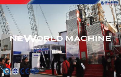 中国 内部および外的な装飾のためのカスタマイズされた 2 つのおりの建物の乗客のエレベーター 販売のため