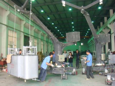 Cina Piattaforma di pulizia di finestra di Electromotion della gondola con il cavo metallico dell'acciaio Φ8.3 in vendita