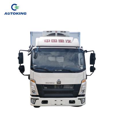 중국 -20C-20C 냉장고 차 Sinotruk Howo 냉장고 밴 근처에 판매용