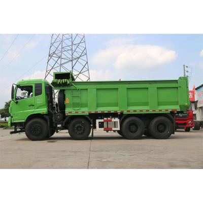 Κίνα Χρησιμοποιημένα φορτηγά σκουπιδιών Dongfeng 8x4 ρυμουλκούμενο 20 τόνων ορυχείο φορτηγό σκουπιδιών 440hp αρθρωτό φορτηγό σκουπιδιών προς πώληση