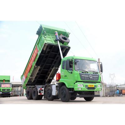 Κίνα Χρησιμοποιημένα φορτηγά σκουπιδιών Dongfeng 8x4 ρυμουλκούμενο 20 τόνων ορυχείο φορτηγό σκουπιδιών 440hp αρθρωτό φορτηγό σκουπιδιών προς πώληση