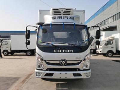 중국 1T-10T 4*2 소형 리퍼 밴 유로 6 FOTON 냉장고 밴 -20C-20C 판매용