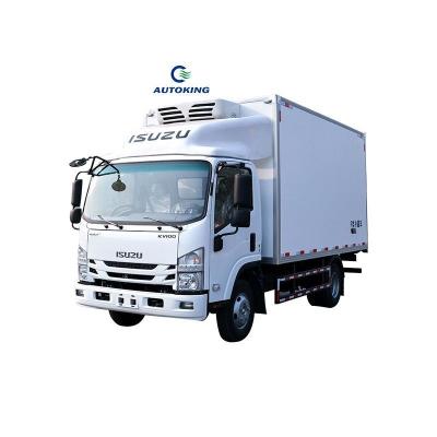 China Refrigerated Small Trucks Diesel 4*2 LHD Trucks With Refrigerator For Algeria Market for sale