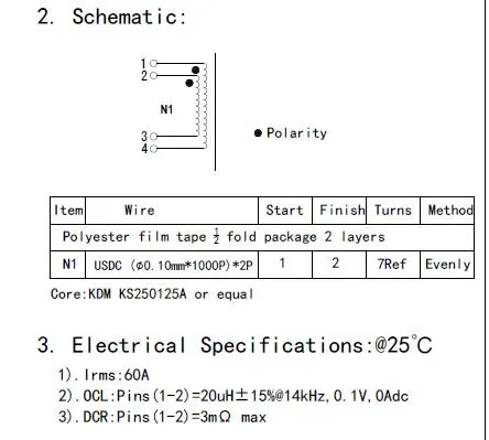 Customized High Current Differential Mode Choke, with Factory Price, UL/Ce/RoHS Certified