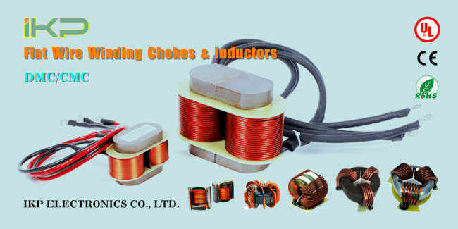 Toroidal Ferrite Core Storage Output 3-Phase Choke with Flat Wire Vertical Winding for new energy supplier