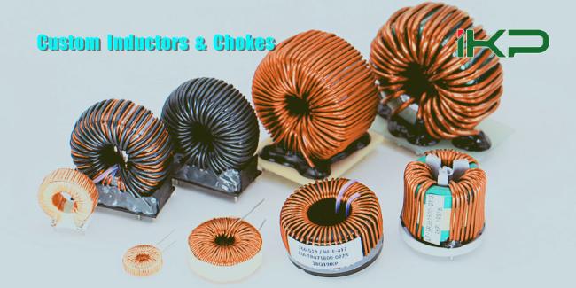 IKP Designed 47uH Fixed Vertical Sendust Core Differential Mode Power Choke Coils supplier