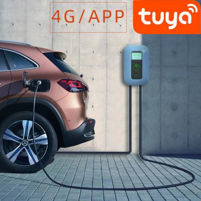 AC Output Current 7KW 220v CCS/Type 2 Wall Mounted European Standard Charging