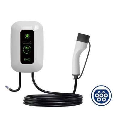 22KW CCS Tyre 2 Wall-Mounted AC European Standard Charging Station with Compact