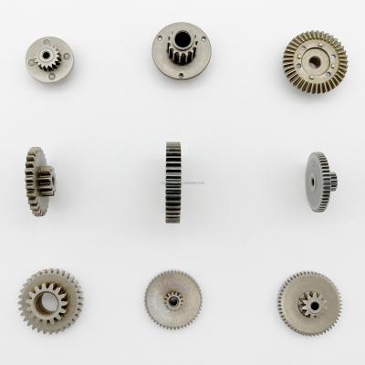 중국 소형 sintered 금속 베어링 스퍼 기어 스프로켓 Cnc 라트너 부품 판매용