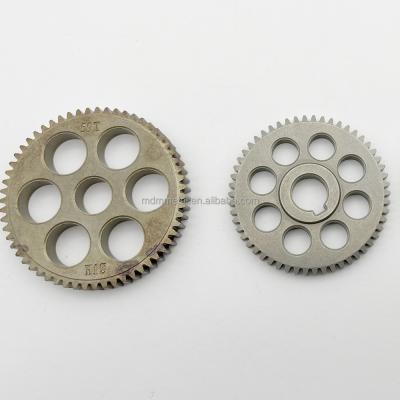 중국 소형 sintered 금속 베어링 스퍼 기어 스프로켓 Cnc 라트너 부품 판매용