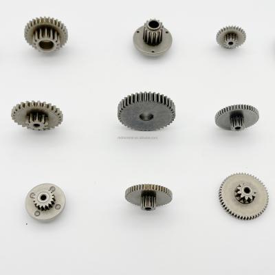 중국 소형 sintered 금속 베어링 스퍼 기어 스프로켓 Cnc 라트너 부품 판매용