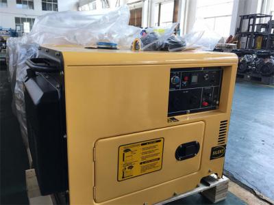 Cina Generatore diesel raffreddato ad aria silenziosa da 5 KVA con ATS opzionale per uso domestico in vendita