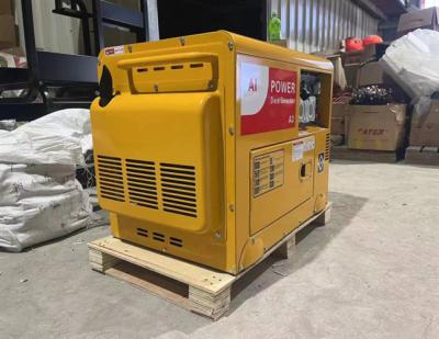 Cina Generatore diesel portatile da 4,5 kW a frequenza nominale di 50 Hz, tipo silenzioso, raffreddato ad aria in vendita
