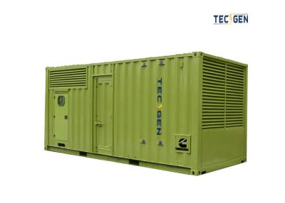 China 640kW Container silent generator silent Cummins genset for bank emergency power use Te koop