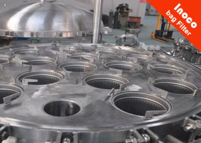 中国 BOCIN の高精度の水処理/液体のろ過のための縦の多バッグ フィルタ 販売のため
