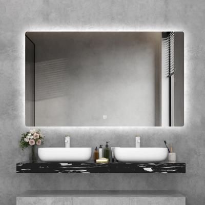 China Popular Android System Rectangle Bathroom LED Intelligent Mirror for sale