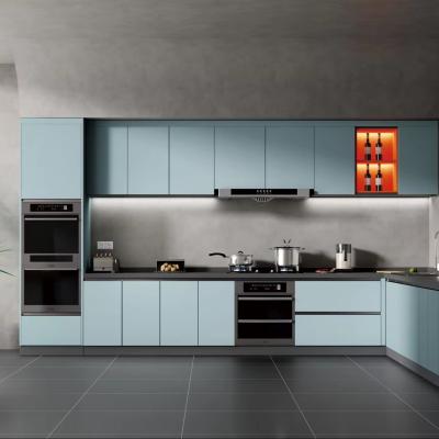China Modern Custom Designs Australian Kitchen Cabinets Luxury Modular Kitchen Furniture Cabinet Set for sale